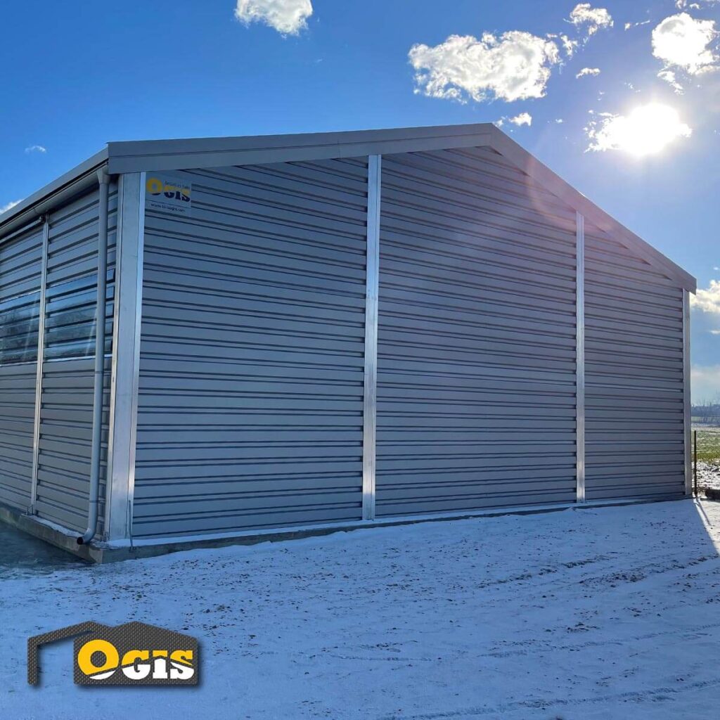 Prefabricated storage hall for agricultural machinery! - Ogis